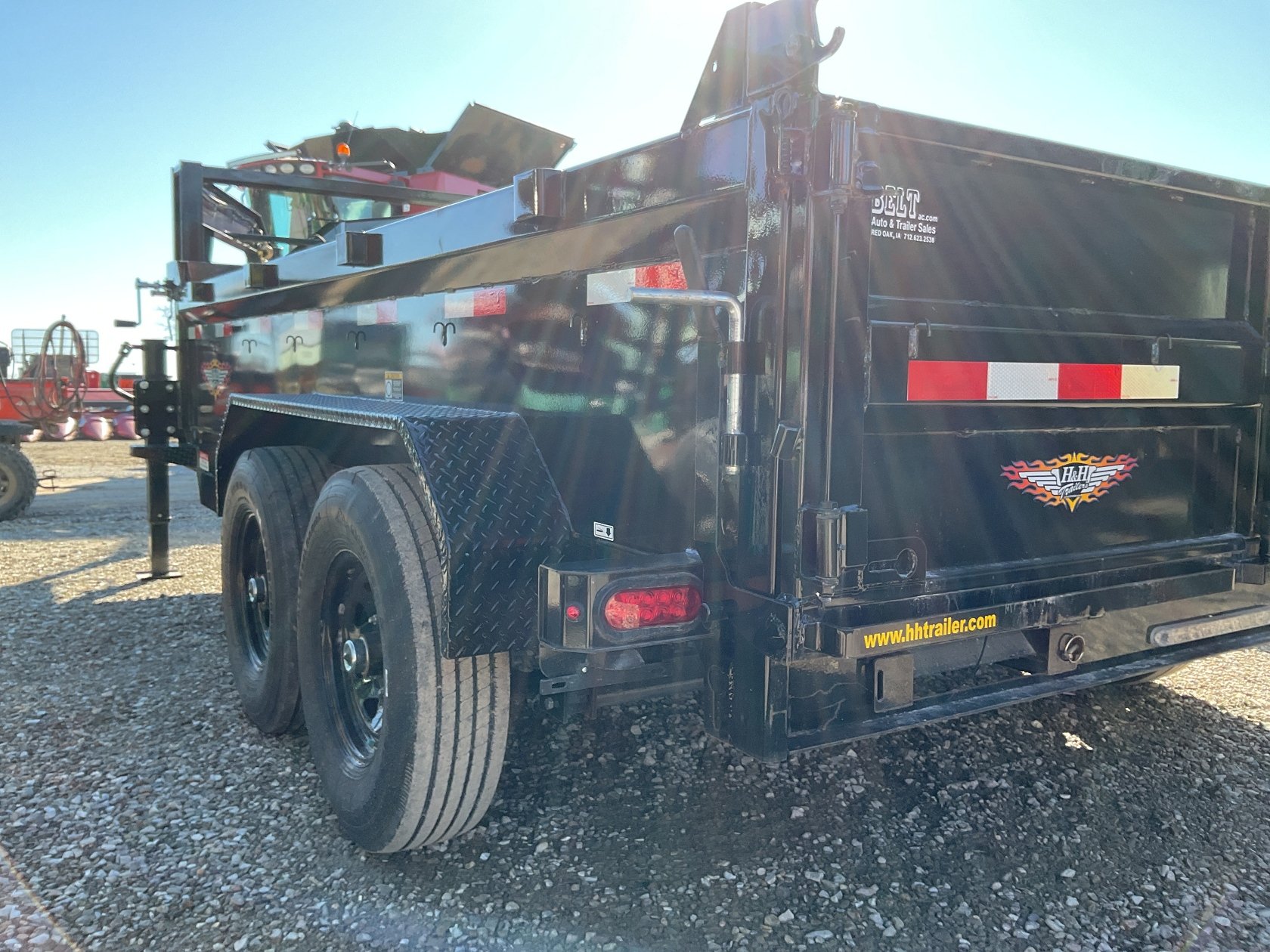 2023 H&H Fith Wheel, 14000lb, 235/80/R16 Tires, GVW 14' Dump Trailer