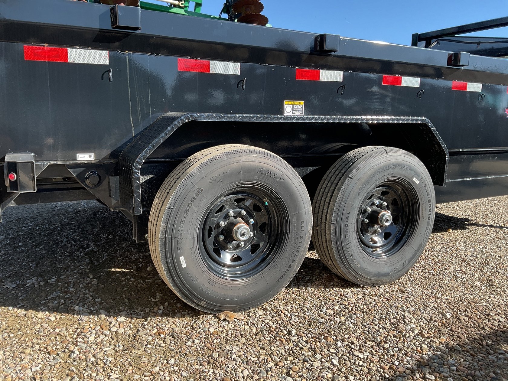 2023 H&H Fith Wheel, 14000lb, 235/80/R16 Tires, GVW 14' Dump Trailer